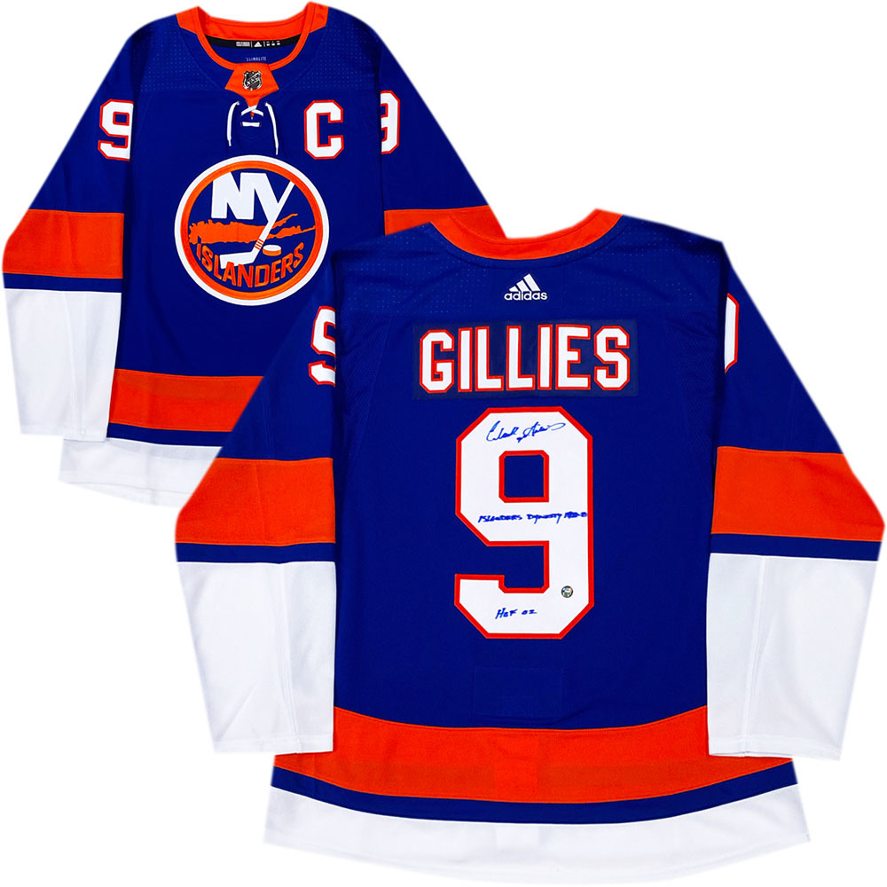 Clark Gillies Autographed New York Islanders adidas Pro Jersey w ...
