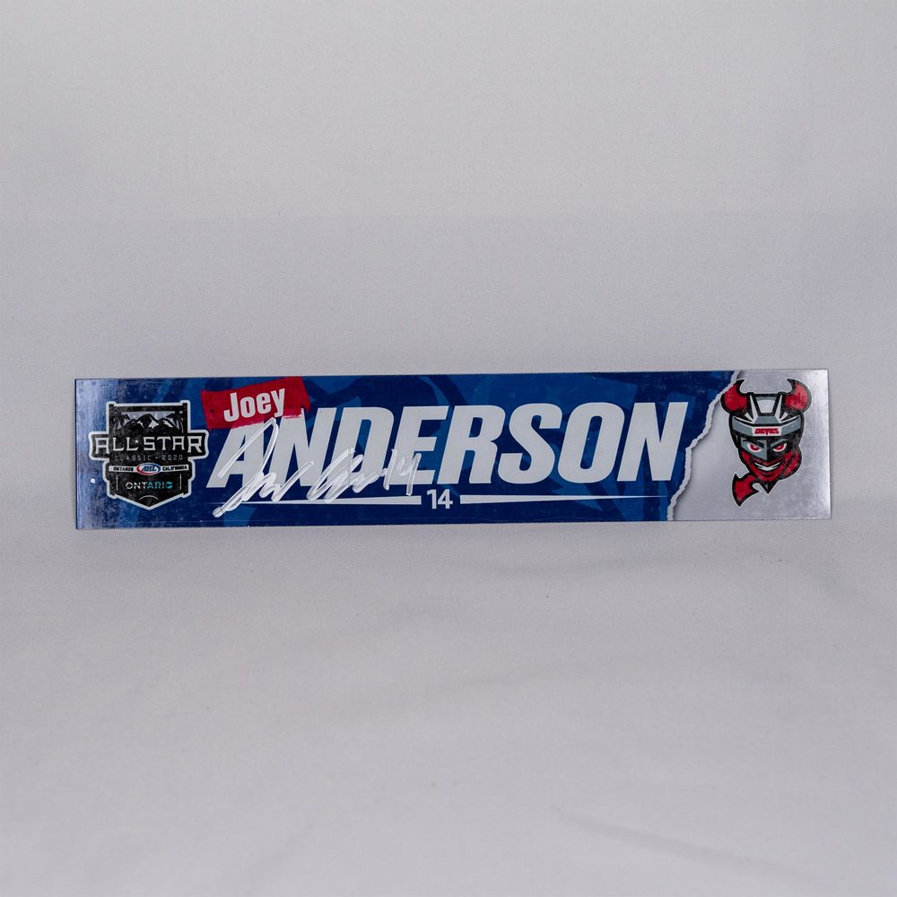 AHL Authentic - 2020 AHL All-Star Locker Room Nameplate Used and Signed ...