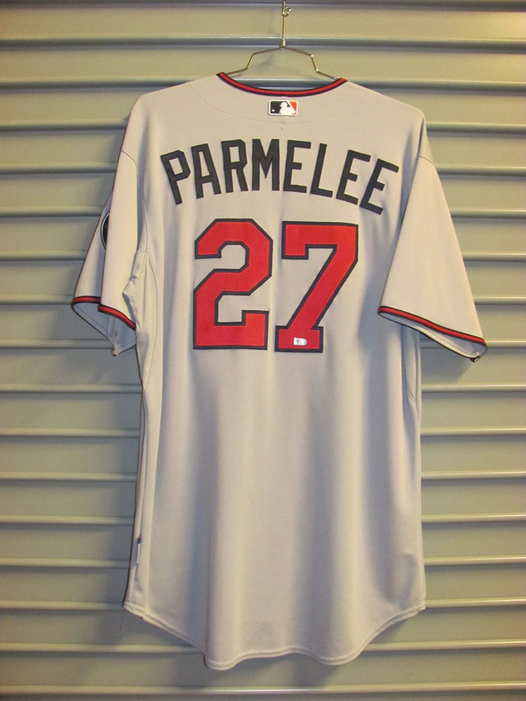 Twins Authentics: 2013 Game-Used Grey Chris Parmelee Jersey | MLB Auctions