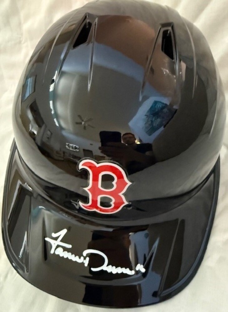 Jarren Duran Autographed Red Sox Helmet | MLB Auctions