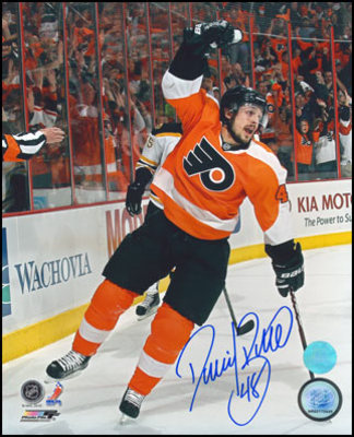 DANIEL BRIERE Philadelphia Flyers SIGNED 16x20 Goal Celebration Photo ...
