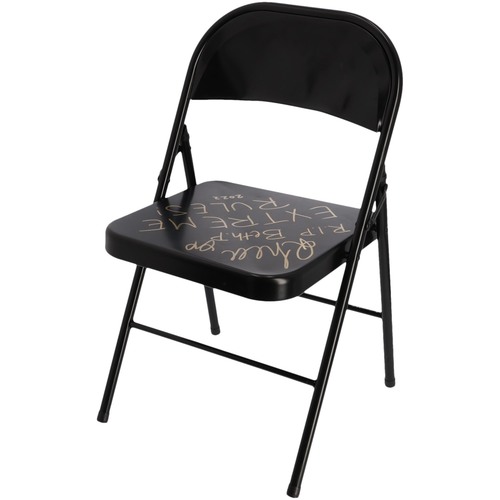 Rhea Ripley Autographed 2022 Extreme Rules Match-Used Steel Chair with ...