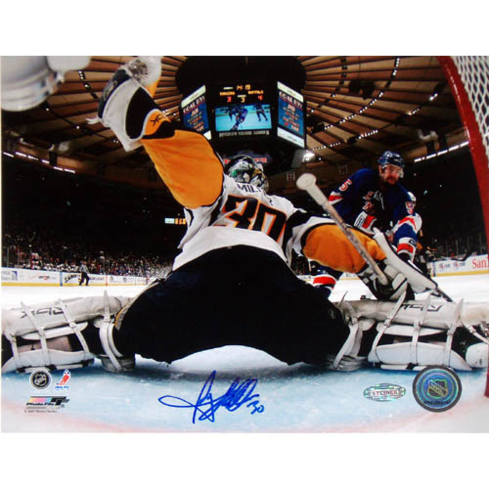 Ryan Miller Autographed Game Six Buffalo Sabres Vs. New York Rangers ...
