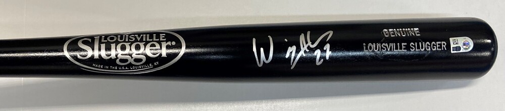 Willy Adames Autographed Louisville Slugger Bat | MLB Auctions