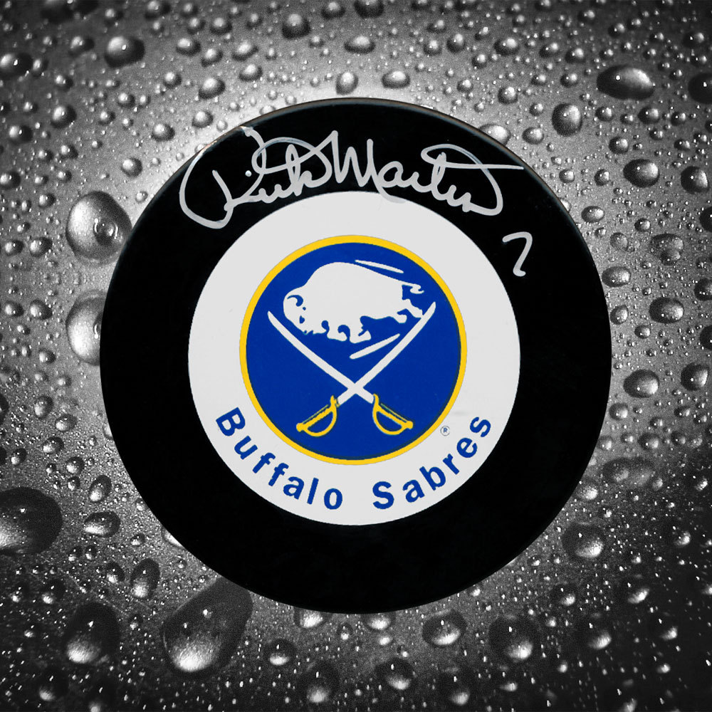 Rick Martin Buffalo Sabres Autographed Puck - NHL Auctions