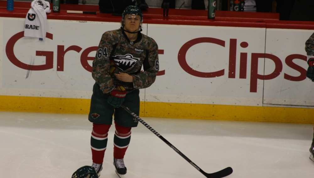Minnesota Wild #64 Mikael Granlund Autographed, Player Worn Camouflage ...