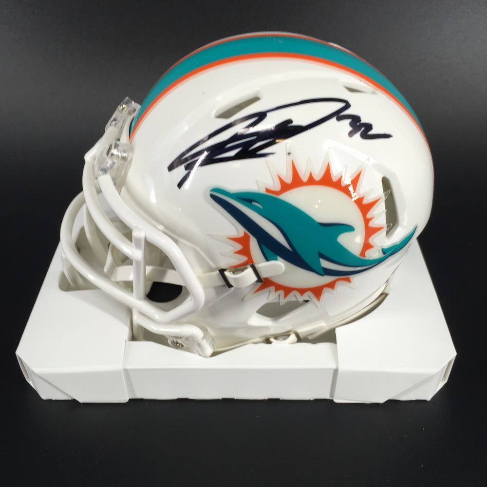 NFL Auction | Dolphins - Kenyan Drake Signed Mini Helmet