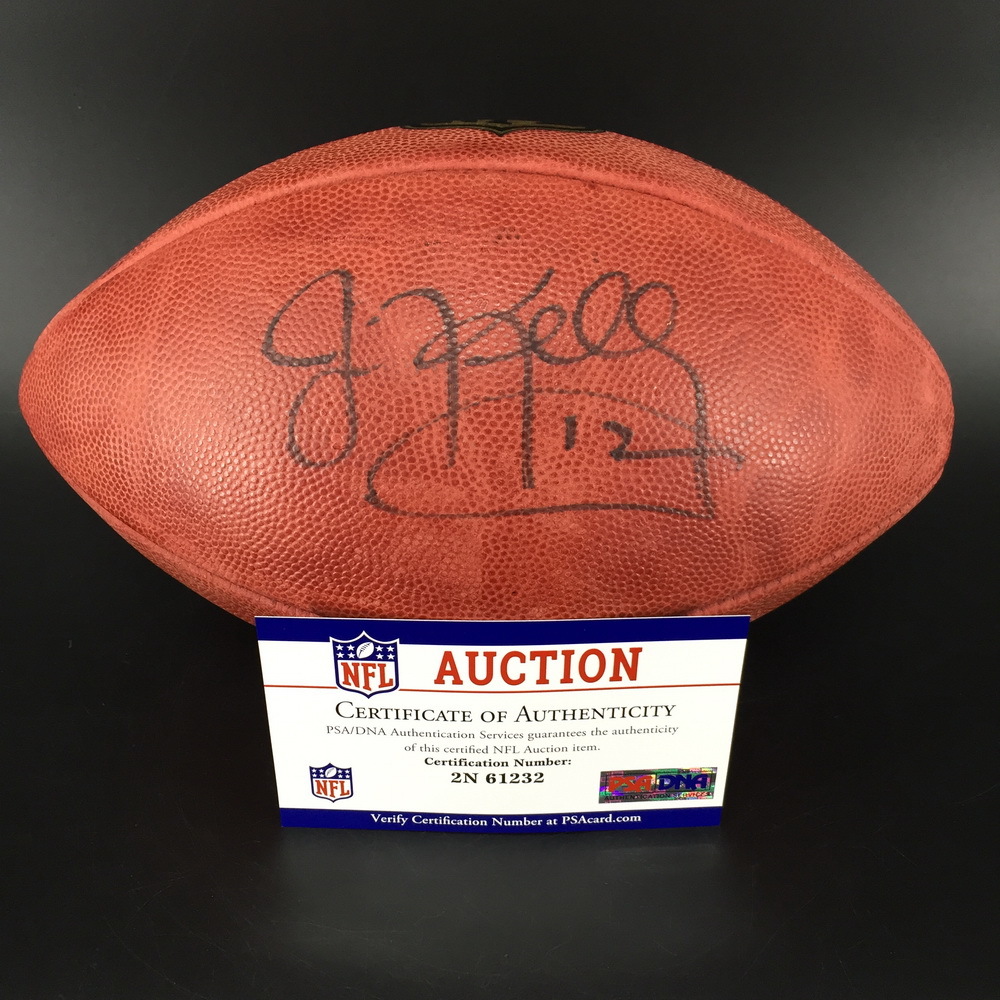 Bills - Jim Kelly Signed Authentic Football AFL 50th Anniversary | The ...