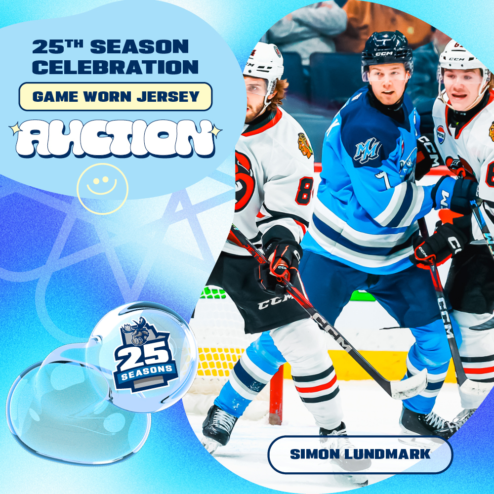 SIMON LUNDMARK Game Worn 25th Season Jersey - NHL Auctions