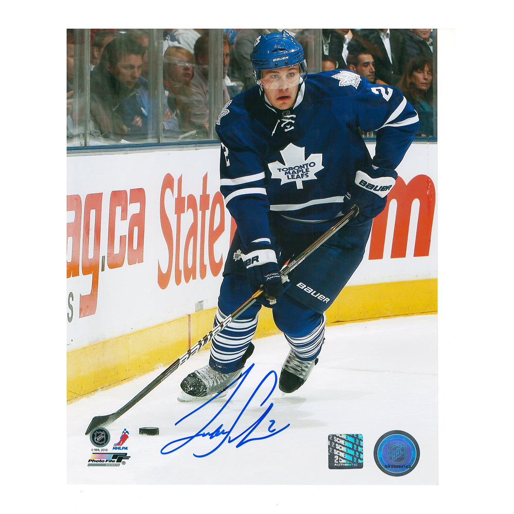 LUKE SCHENN Signed Toronto Maple Leafs 8 X 10 Photo - 70204 - NHL Auctions
