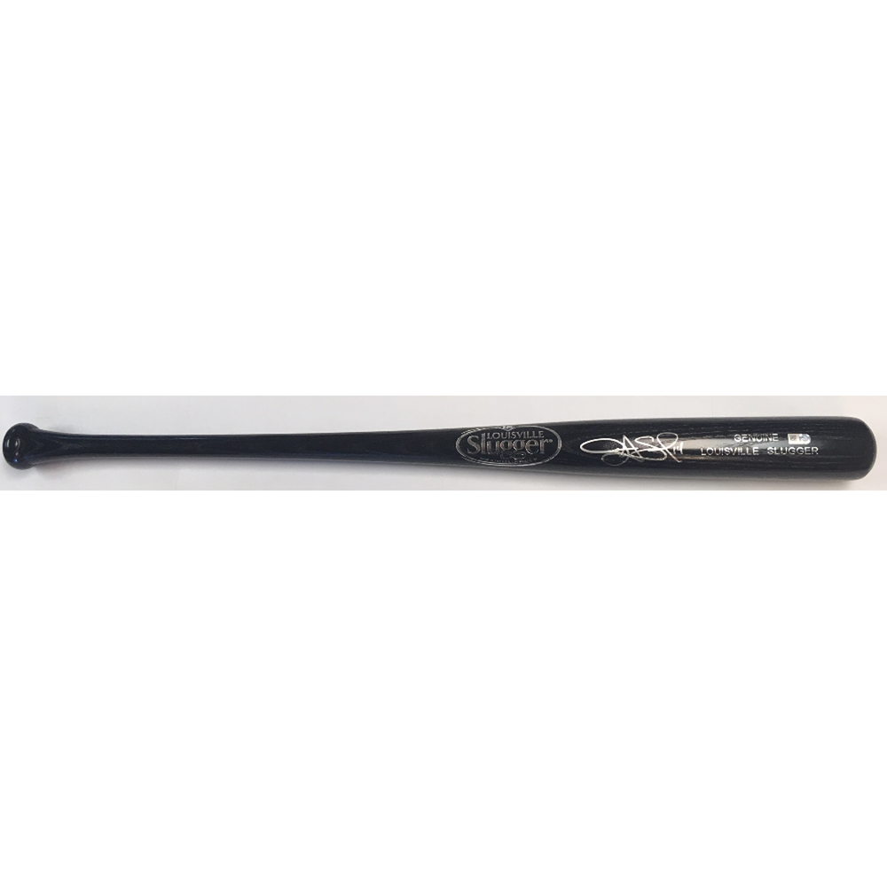 Justin Smoak Autographed Black Louisville Slugger Bat | MLB Auctions