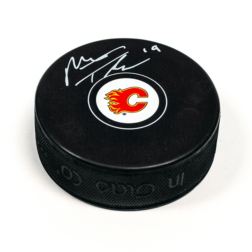 Matthew Tkachuk Calgary Flames Signed Autograph Model Hockey Puck - NHL ...
