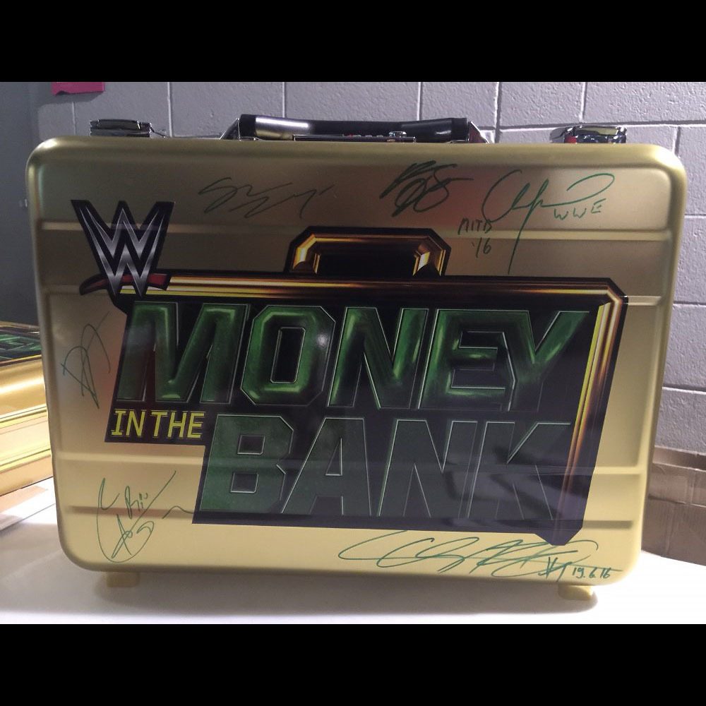 SIGNED Money In The Bank Replica Briefcase (Multiple Superstars - Money ...