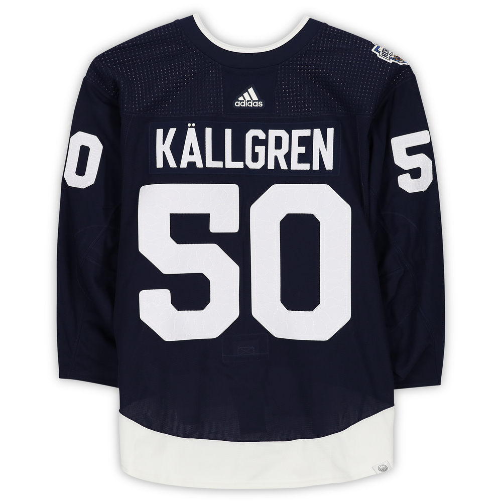Erik Kallgren Toronto Maple Leafs 2022 NHL Heritage Classic Game-Used ...