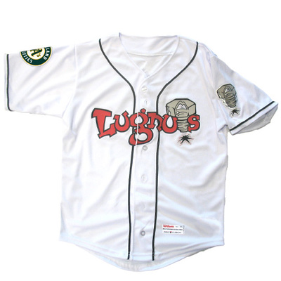 #38 Blake Beers - Size XL - Lansing Lugnuts home white jersey | MiLB ...