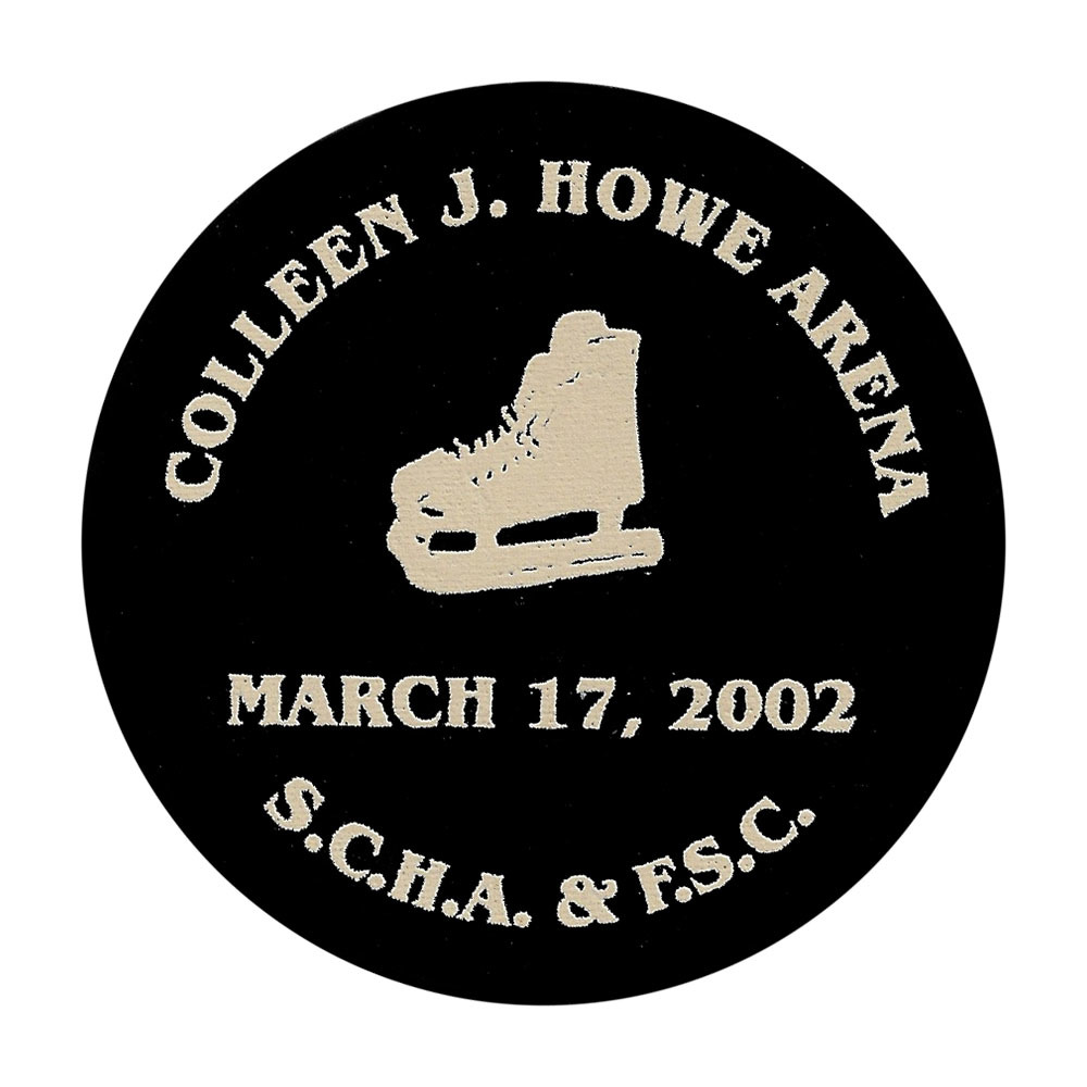 Gordie Howe Autographed Colleen J. Howe Arena Puck - NHL Auctions