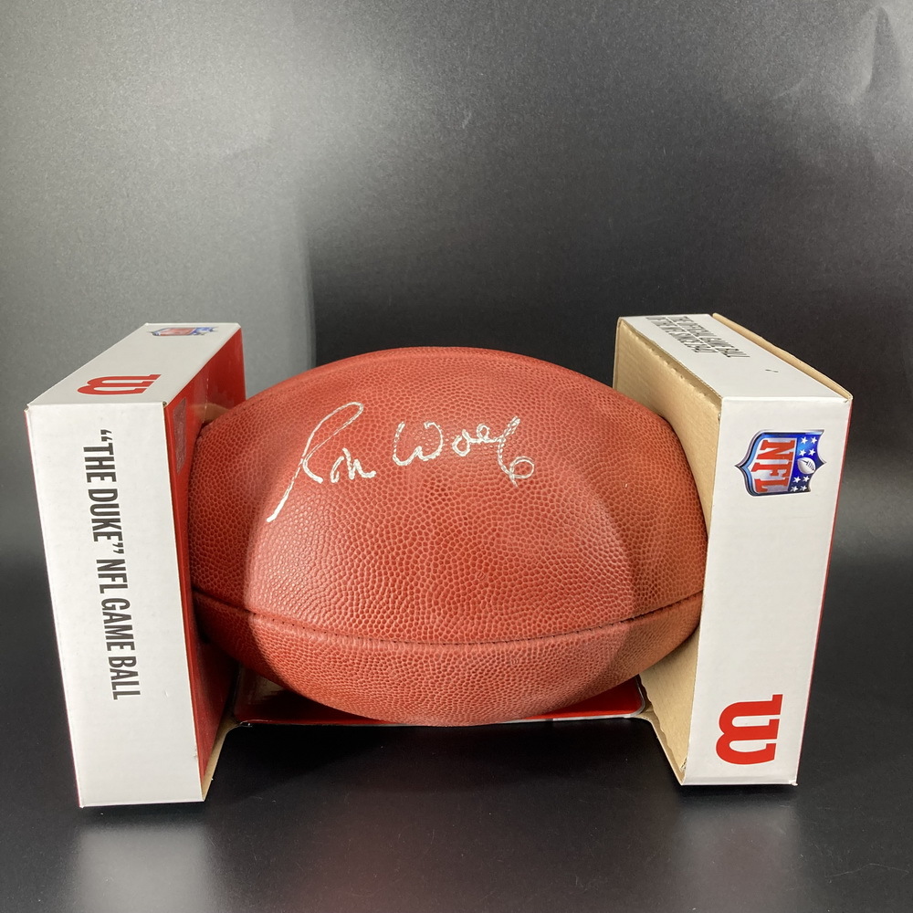 HOF - Packers Ron Wolf Signed Authentic Football | The official auction ...