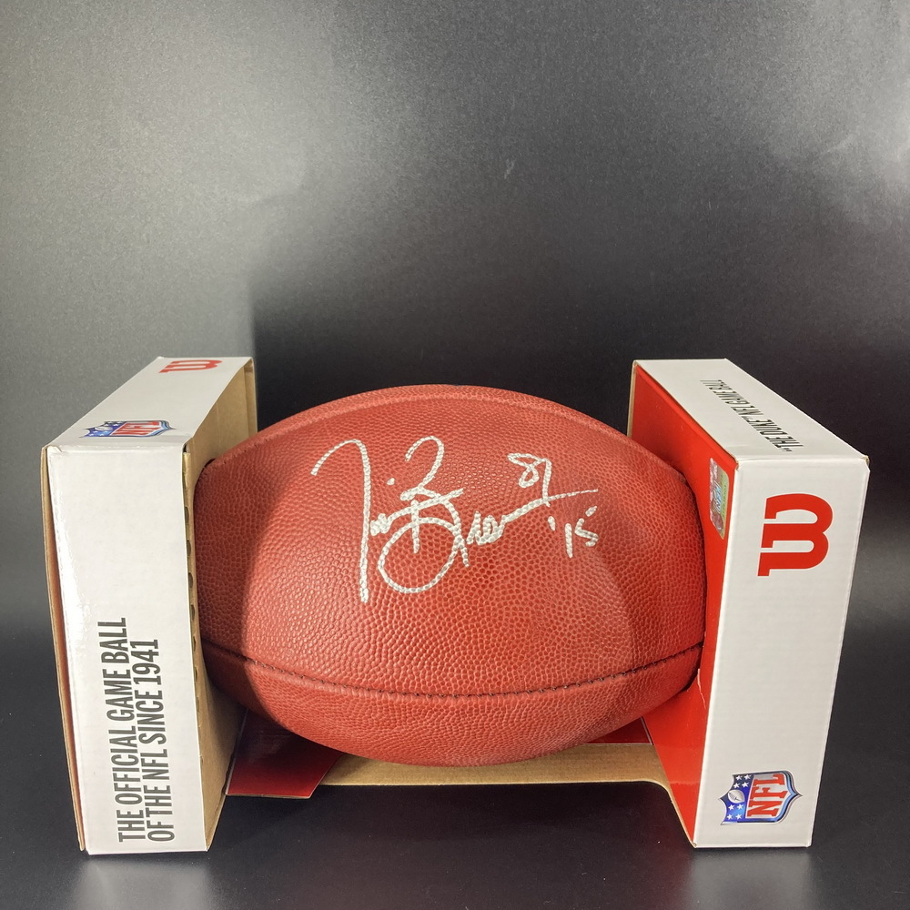 HOF - Raiders Tim Brown Signed Authentic Football | The official ...