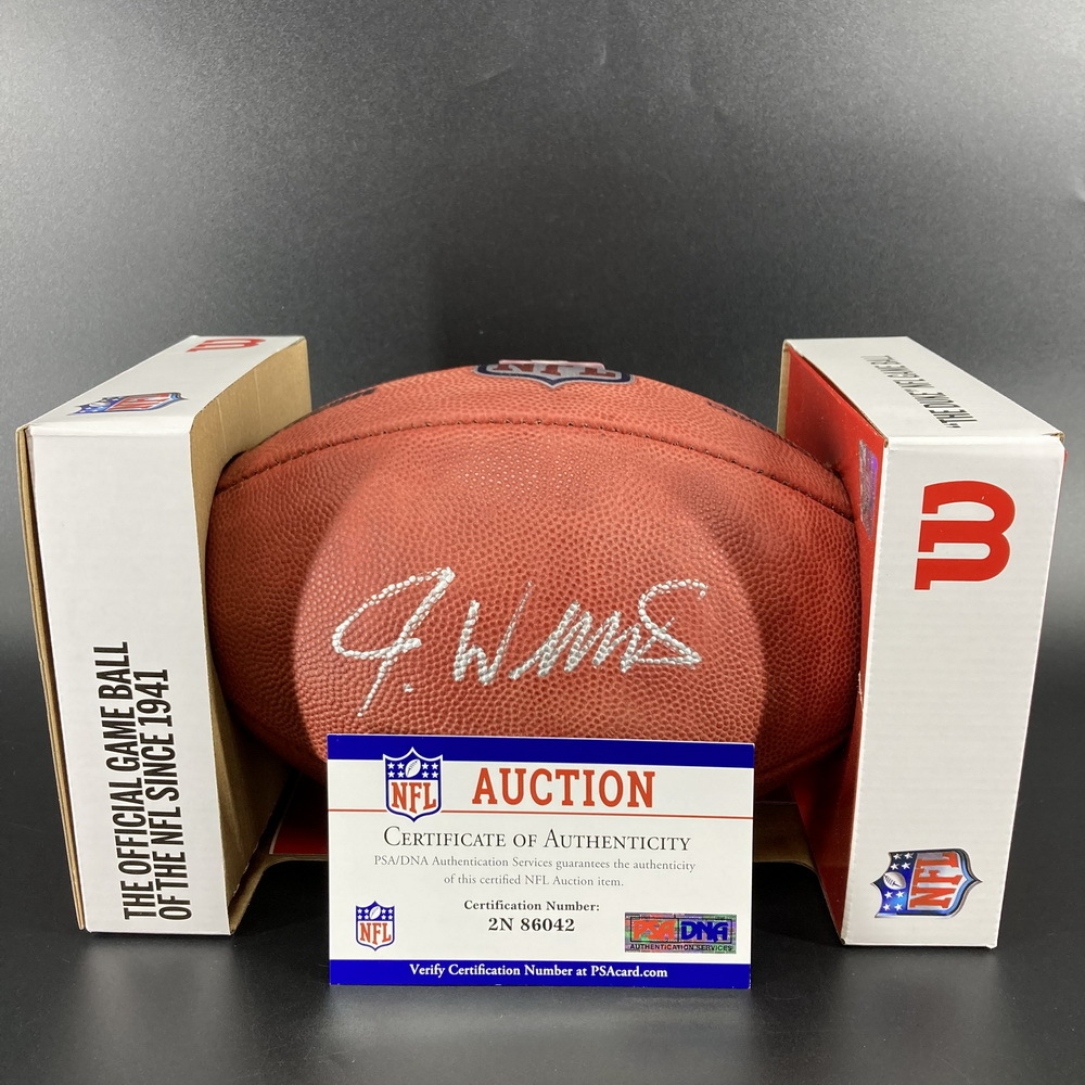 NFL Auction | NFL - Lions Jameson Williams signed Authentic Football