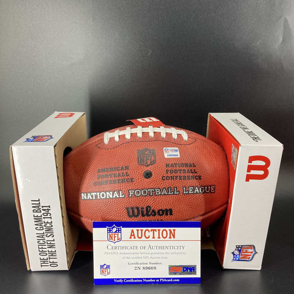 HOF - Packers Ron Wolf Signed Authentic Football | The official auction ...
