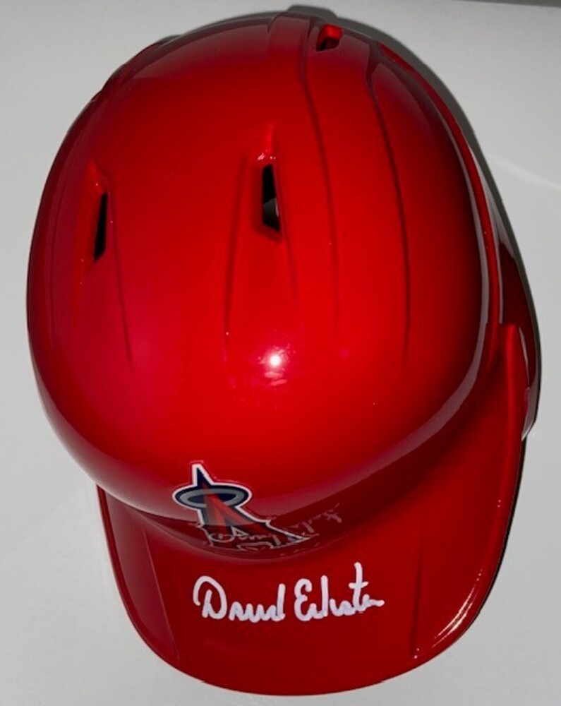 David Eckstein Autographed Angels Batting Helmet | MLB Auctions