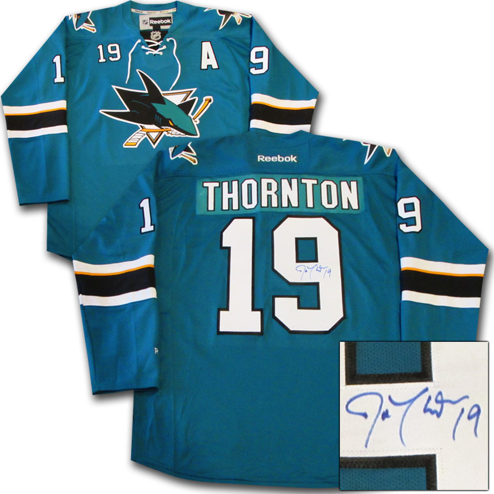 Joe Thornton Autographed San Jose Sharks Jersey - NHL Auctions