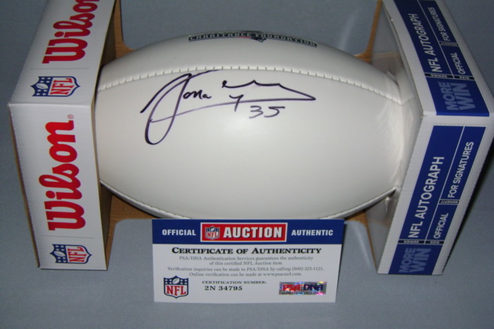 PATRIOTS - JONAS GRAY SIGNED PANEL BALL W/ PATRIOTS CHARITABLE ...