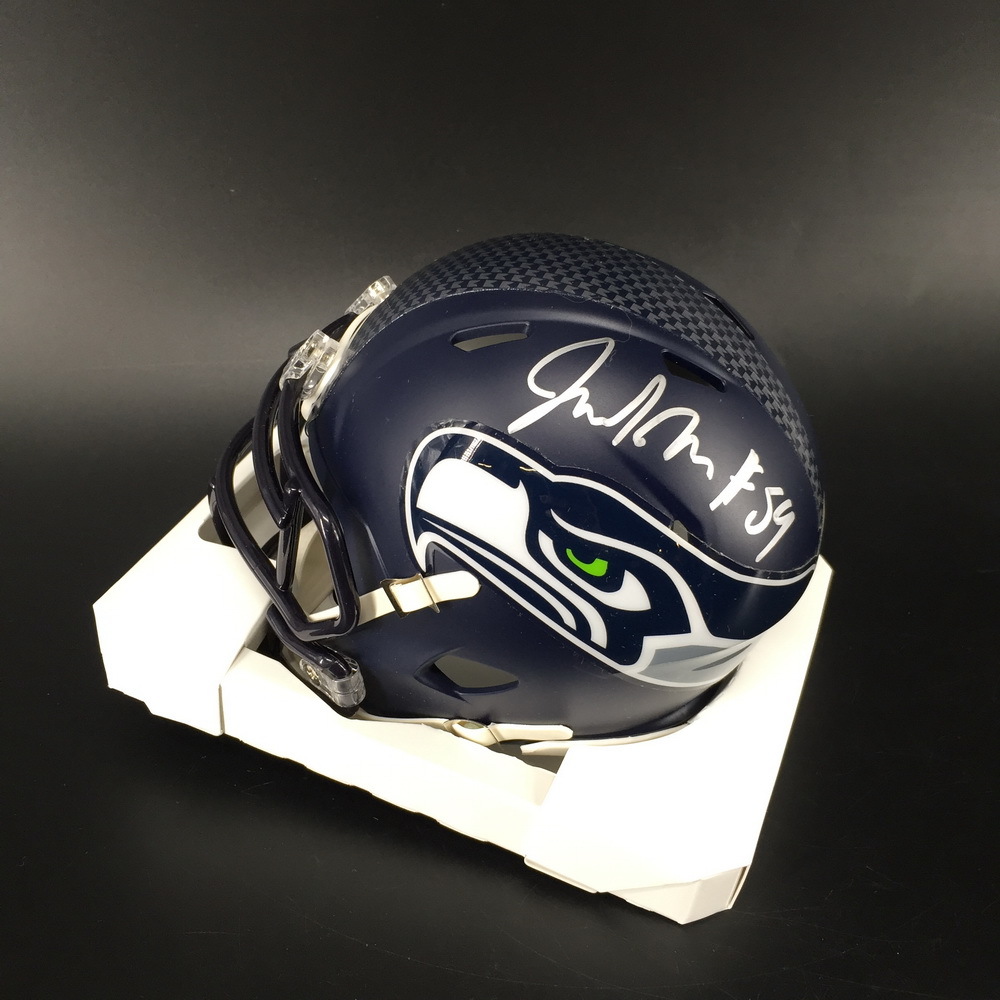 PCF - Seahawks Jacob Martin Signed Mini Helmet | The official auction ...