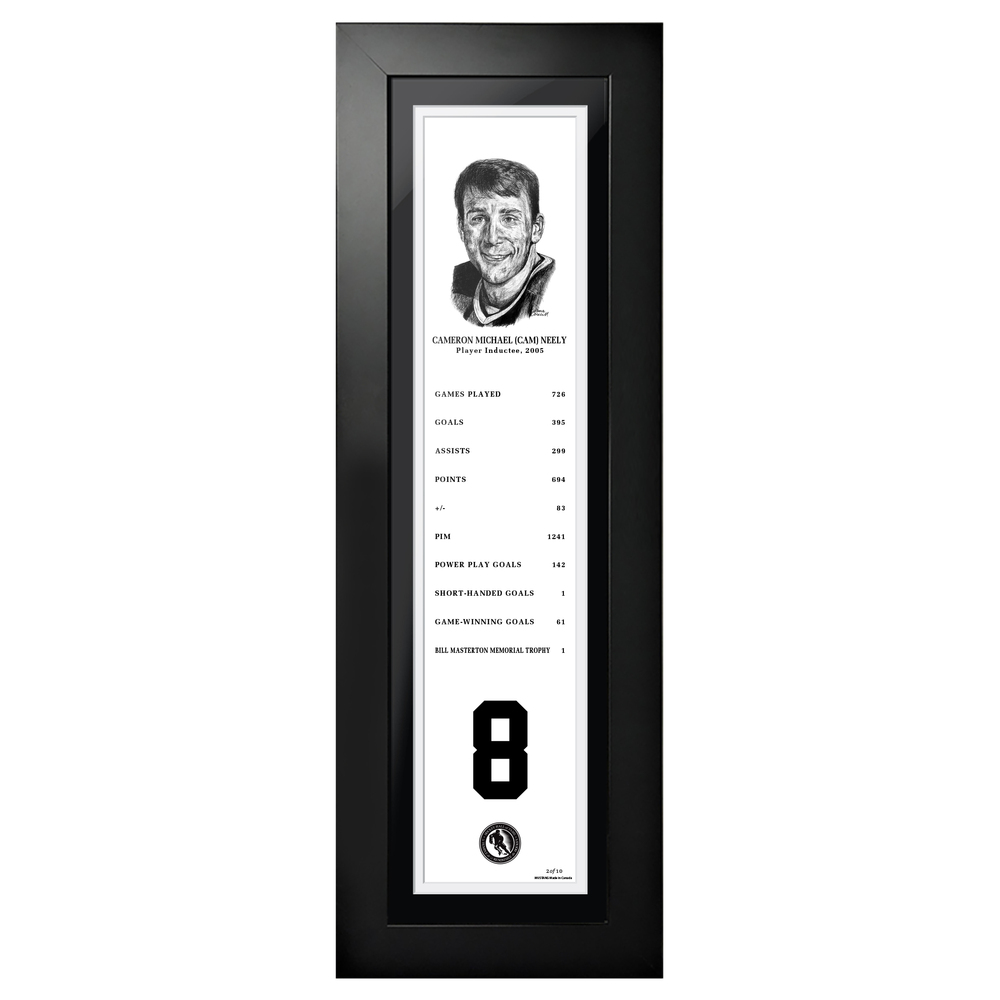 Cam Neely Autographed Legends Line Honoured Member Stats Frame ...