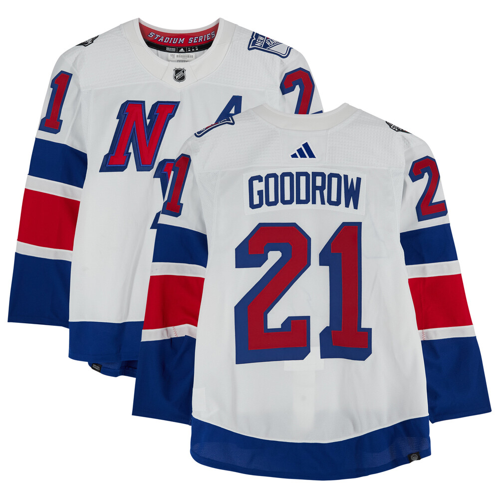 Barclay Goodrow New York Rangers 2024 NHL Stadium Series Game-Used Jersey - Worn During the ...