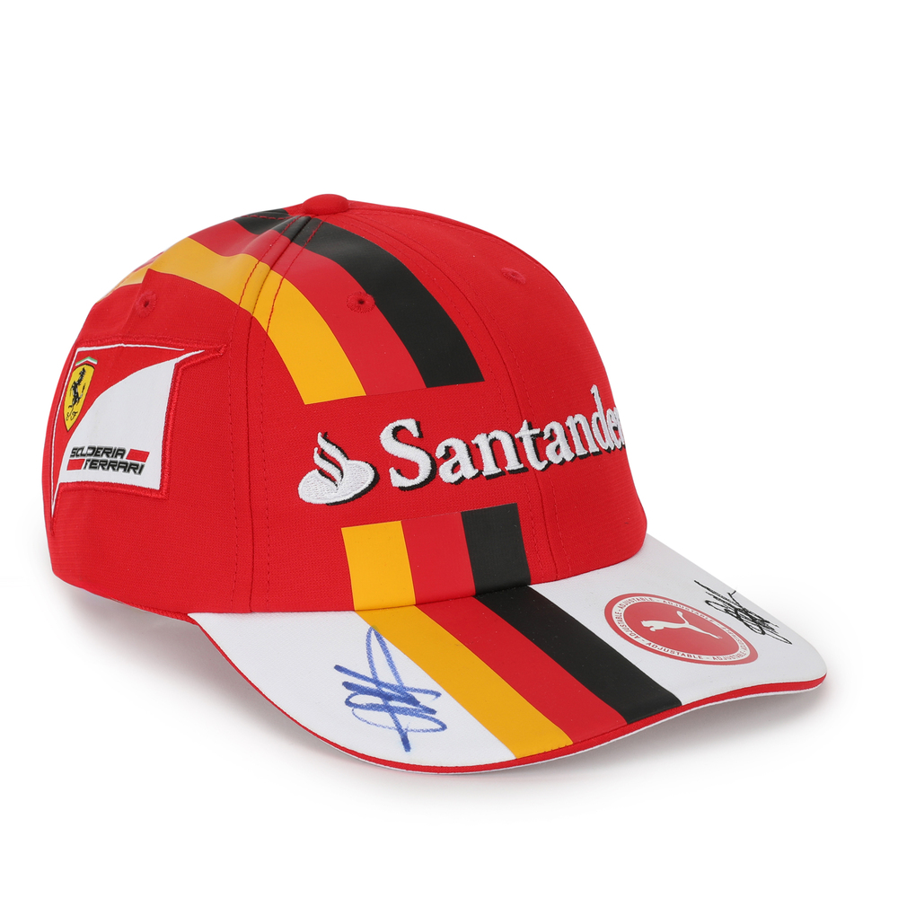 Sebastian Vettel 2017 Signed Scuderia Ferrari Cap | F1 Authentics