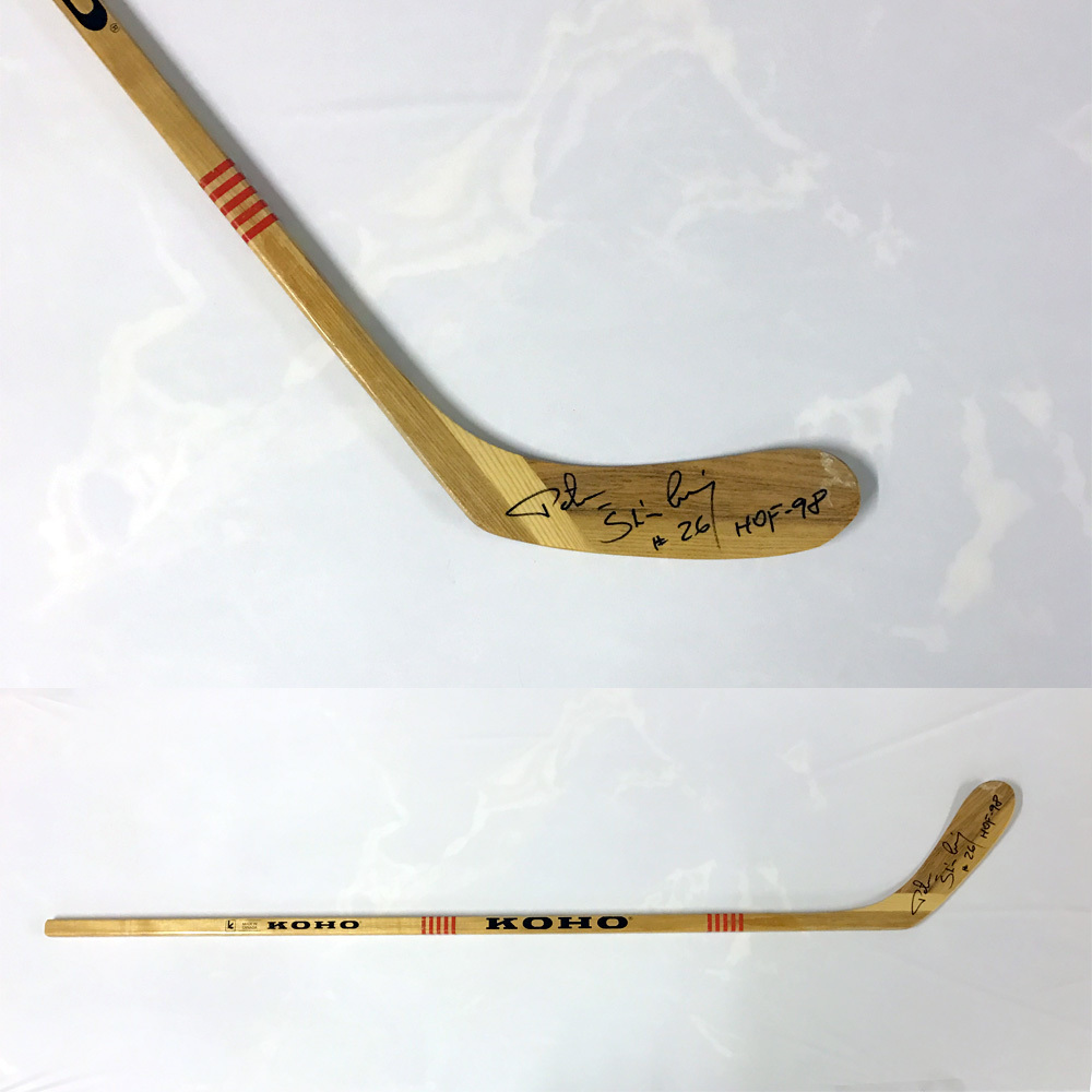 PETER STASTNY Signed KOHO Stick W/HOF Inscription - NHL Auctions