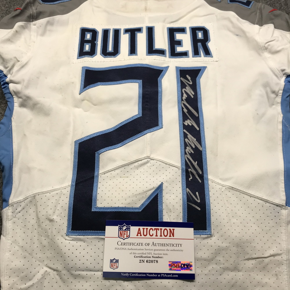 Crucial Catch - Titans Malcolm Butler Signed Game Used Jersey (10/6/19 ...