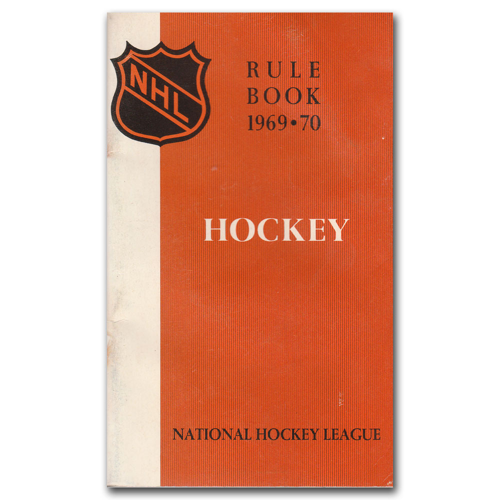 Official NHL Rule Book - 1969-70 - NHL Auctions