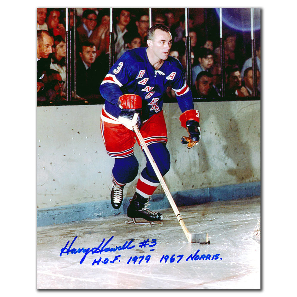Harry Howell New York Rangers 1967 Norris HOF Autographed 8x10 - NHL ...