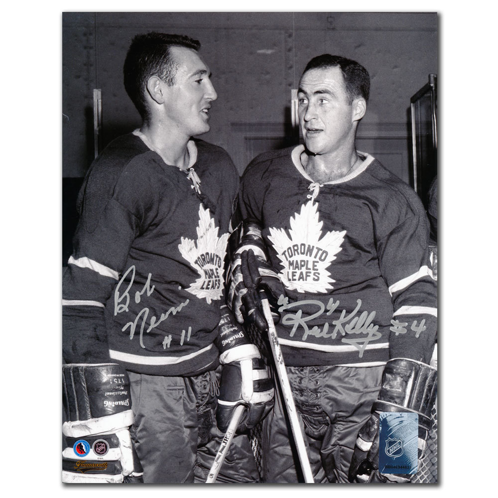 Bob Nevin & Red Kelly Toronto Maple Leafs Dual Autographed 8x10 - NHL ...