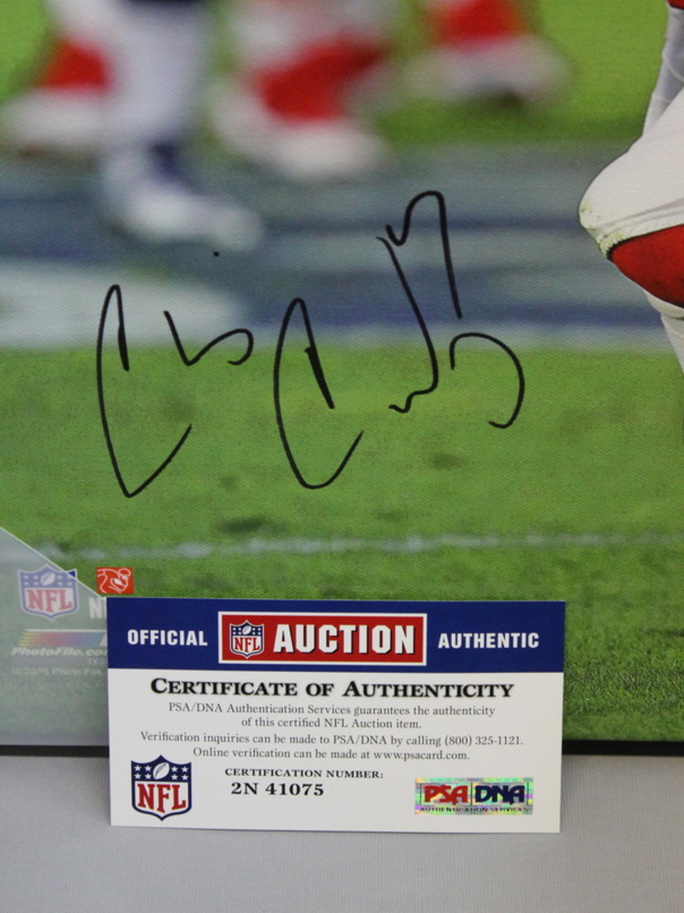 CHIEFS - CHRIS CONLEY SIGNED 16x20 CANVAS PRINT | The official auction ...