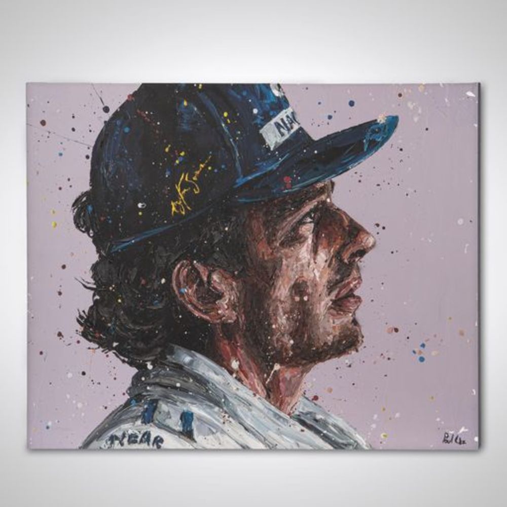 Senna 1994 Hand Embellished Artwork - Paul Oz | F1 Authentics