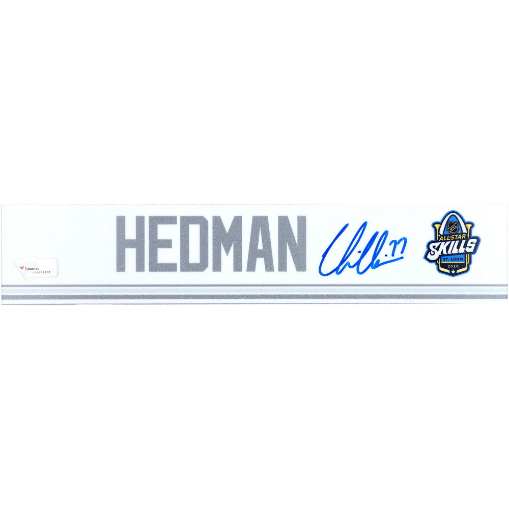 Victor Hedman Tampa Bay Lightning Autographed Player-Issued White ...