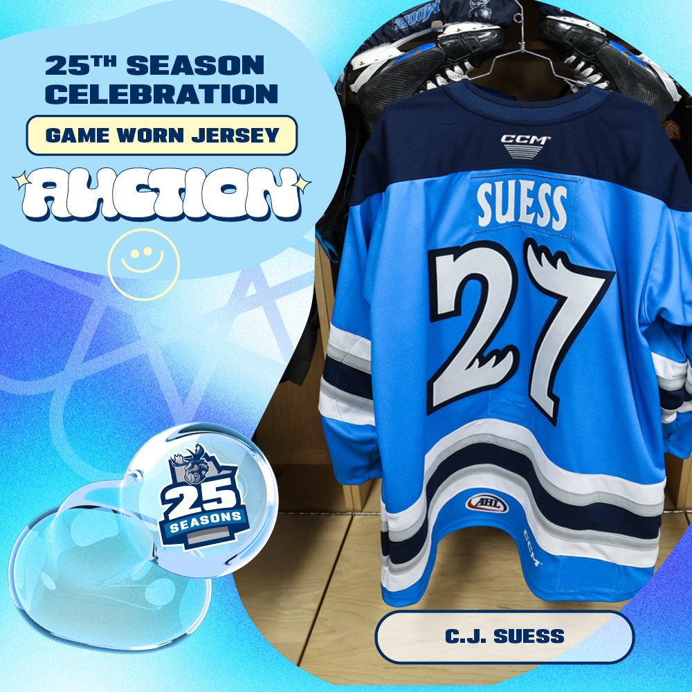 CJ SUESS Game Worn 25th Season Jersey - NHL Auctions