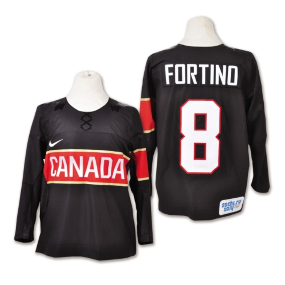 Laura Fortino's 2014 Olympic Team Canada Game-Worn Jersey with Hockey ...