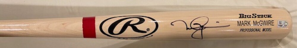 Mark McGwire Autographed Rawlings Professional Model Bat | MLB Auctions