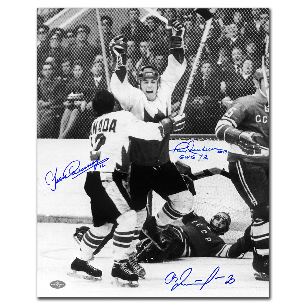 Henderson, Tretiak & Cournyer THE GOAL OF THE CENTURY 1972 Summit ...