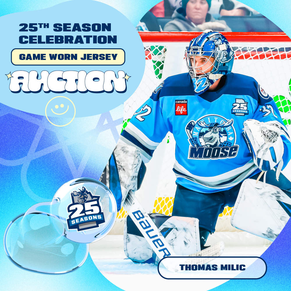 THOMAS MILIC Game Worn 25th Season Jersey - NHL Auctions