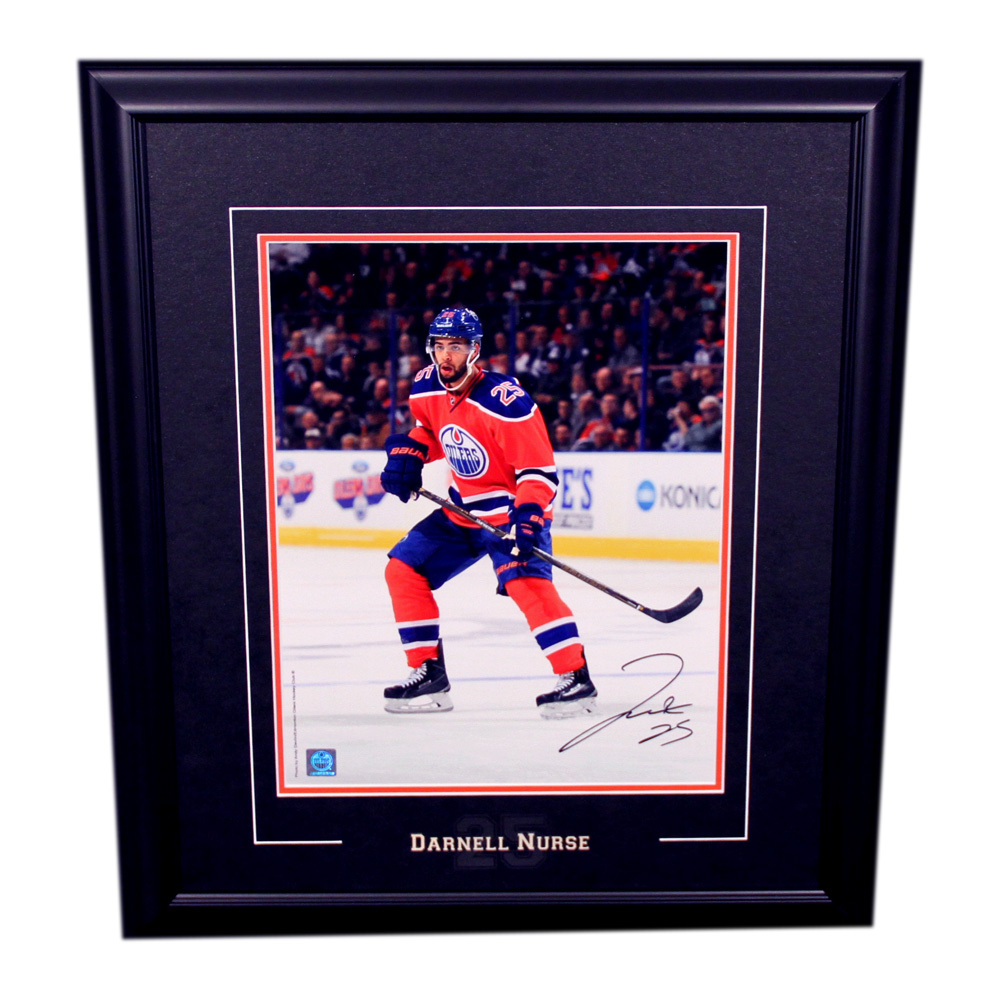Darnell Nurse #25 - Autographed & Framed Edmonton Oilers 11x14 Photo ...