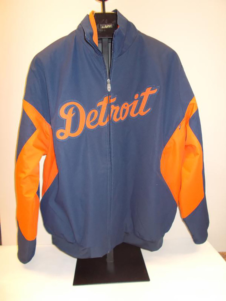 Tigers Authentics: 2013 Miguel Cabrera #24 Road Bench Jacket | MLB Auctions