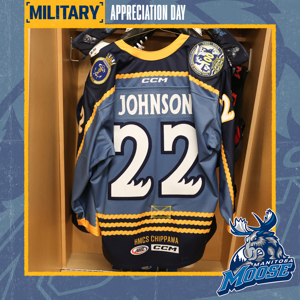 ISAAC JOHNSON Game Issued Military Appreciation Jersey - NHL Auctions
