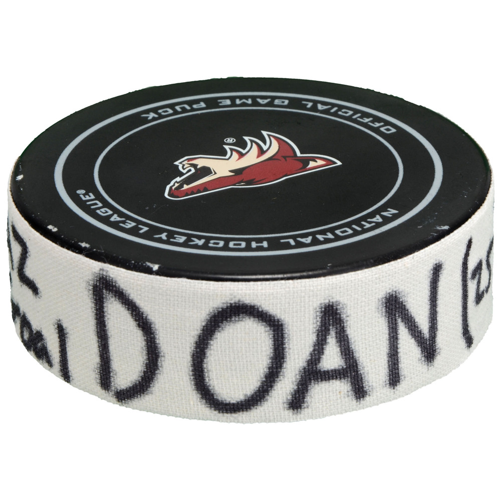 Shane Doan Arizona Coyotes Game-Used Goal Puck from March 17, 2016 vs ...