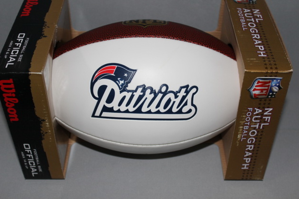 PATRIOTS - REGGIE WAYNE SIGNED PANEL BALL W/ PATRIOTS LOGO | The ...