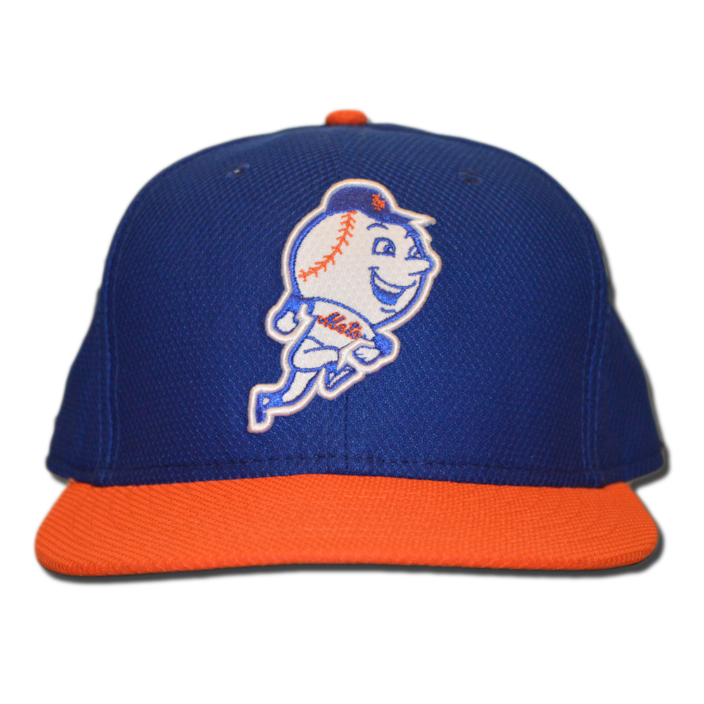 Matt den Dekker #6 - Game Used Mr. Met Hat - Mets vs. Marlins - 9/15/14 ...